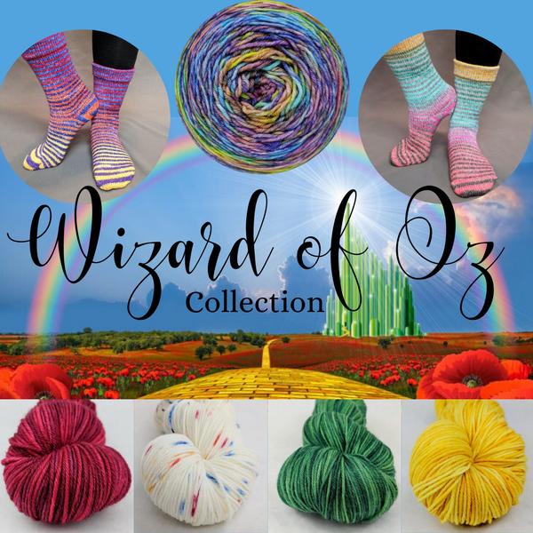 Wizard of Oz Colorways, ready to ship | Knitcircus Yarns