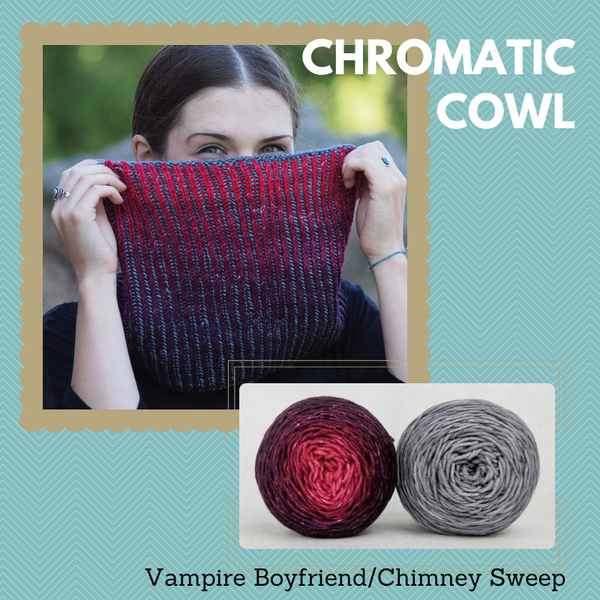 Chromatic Cowl Yarn Pack, pattern not included, ready to ship ...